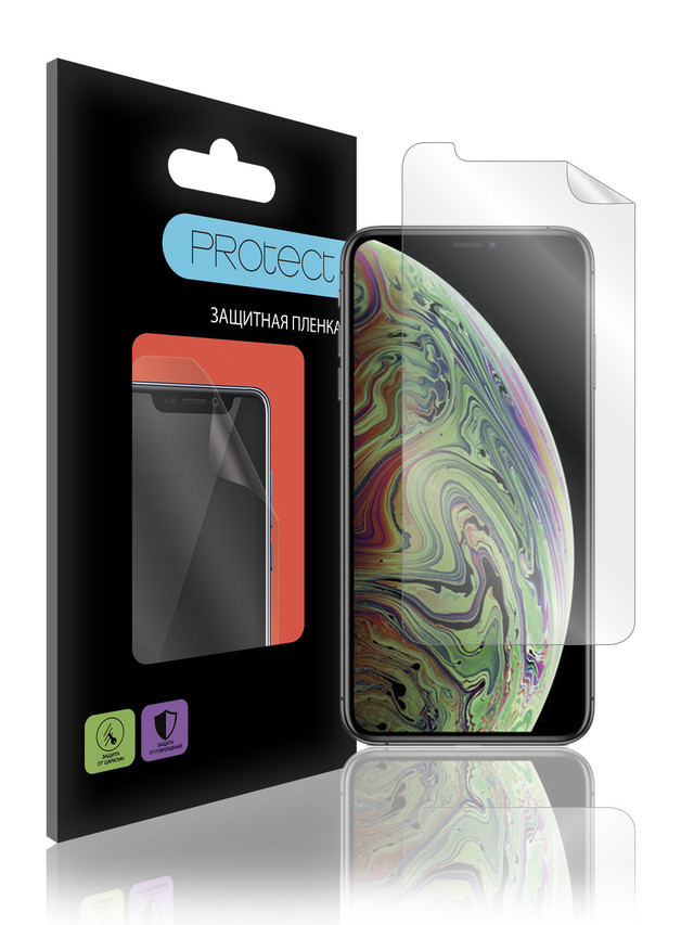 Защитная плёнка ПЭТ Protect для Apple iPhone Xs Max /на айфон 10с макс/31254