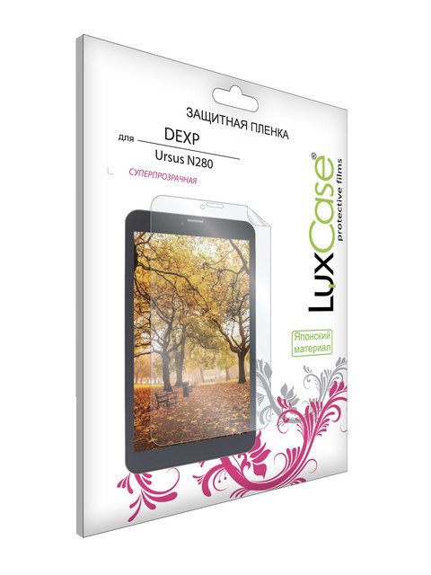 Защитная пленка LuxCase  для DEXP Ursus N280 / Суперпрозрачная / 55524