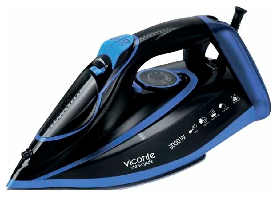 Утюг Viconte VC-4317 синий, черный