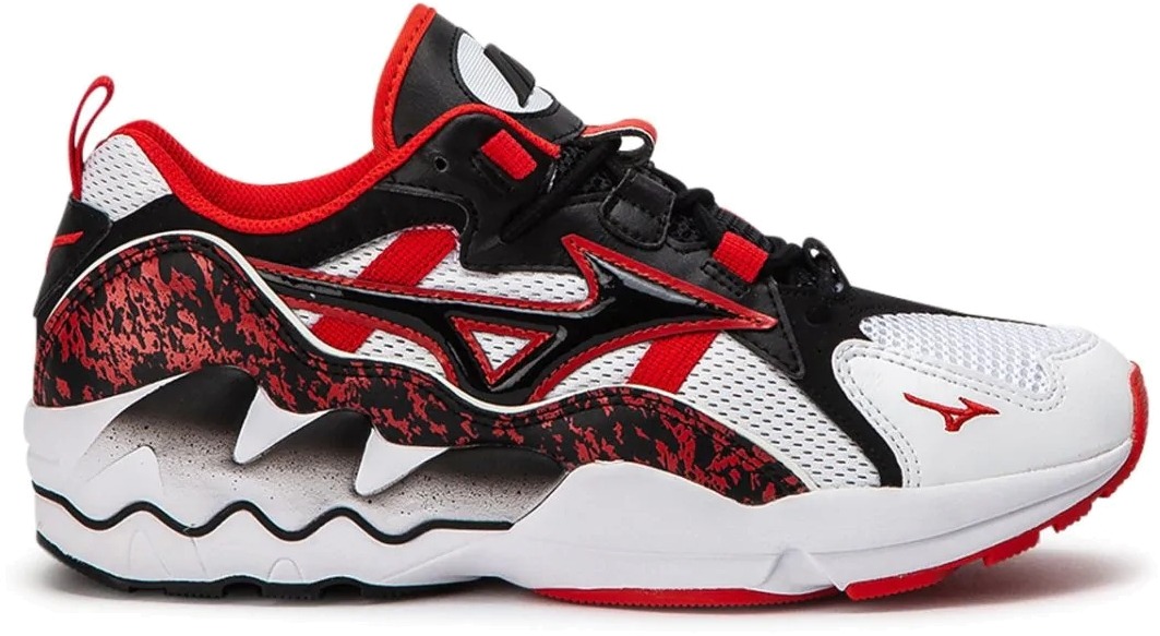 Кроссовки мужские Mizuno S.L.Wave Rider красные/белые 10 UK