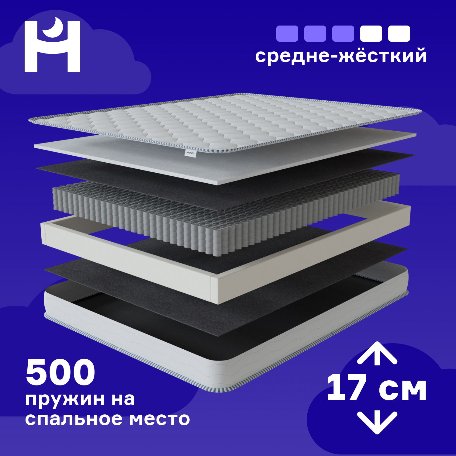 Матрас HYPNOZ Spring Basic 80х200