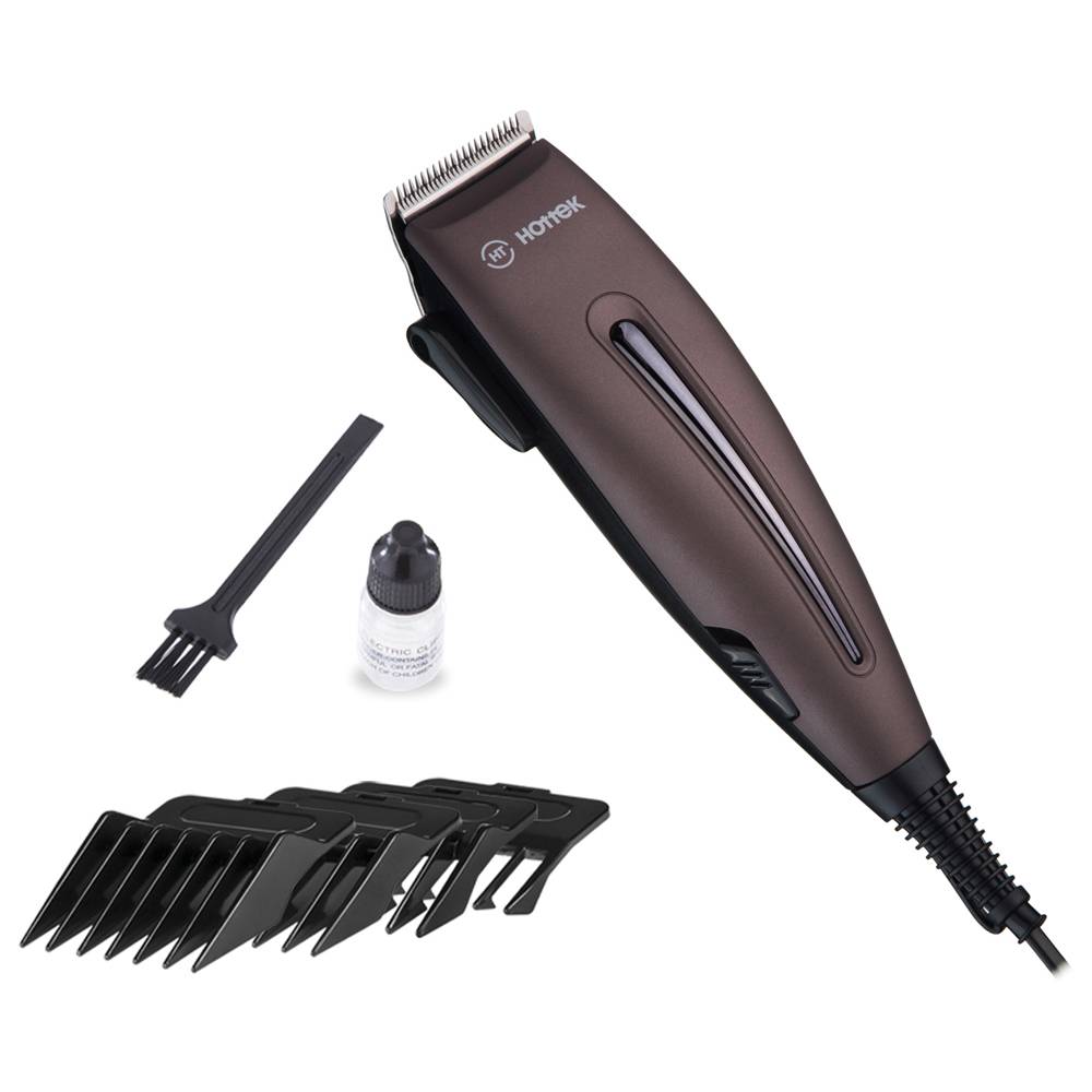 Машинка для стрижки волос Hottek HT-965-004 коричневая