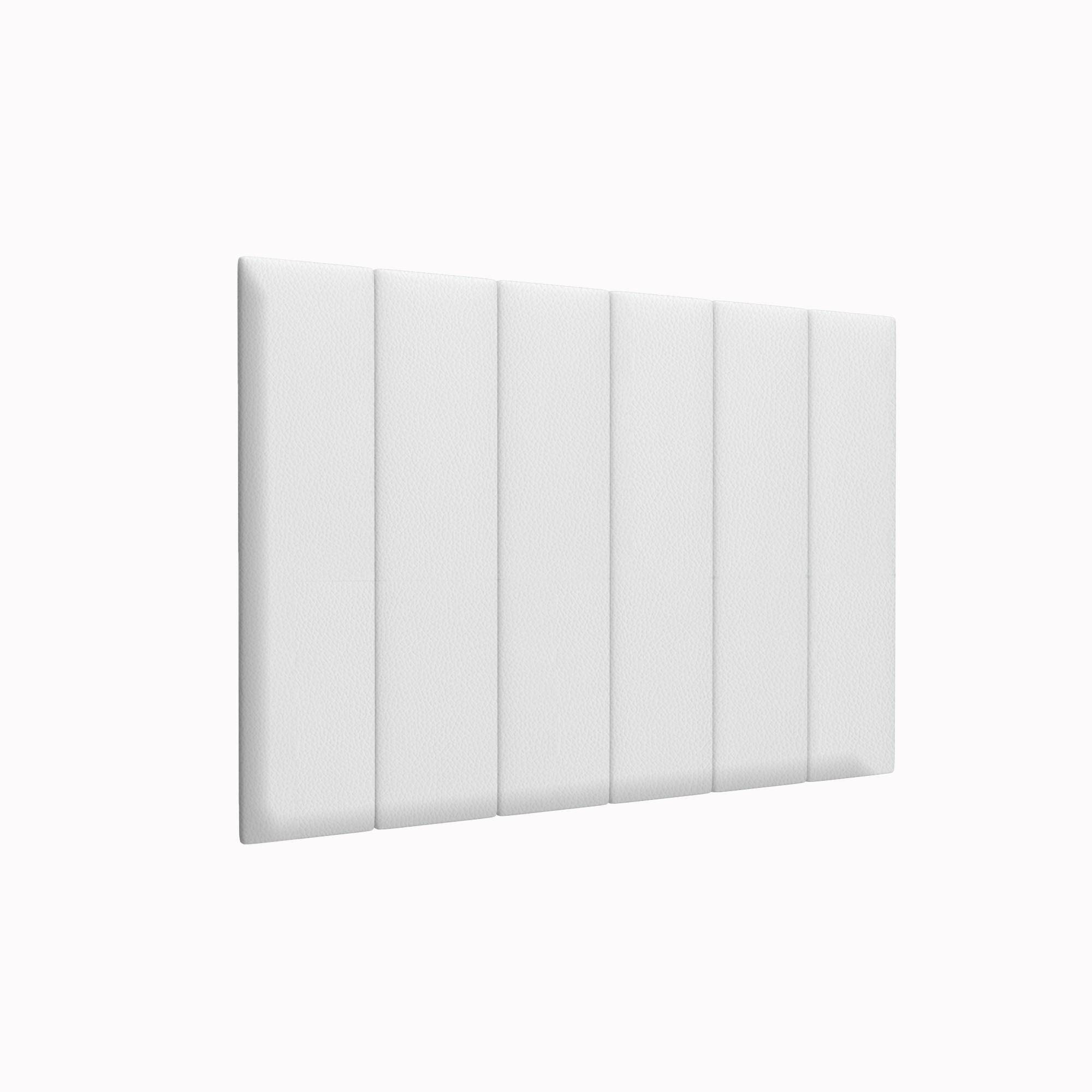 Прикроватная панель Eco Leather White 20х80 см 4 шт.