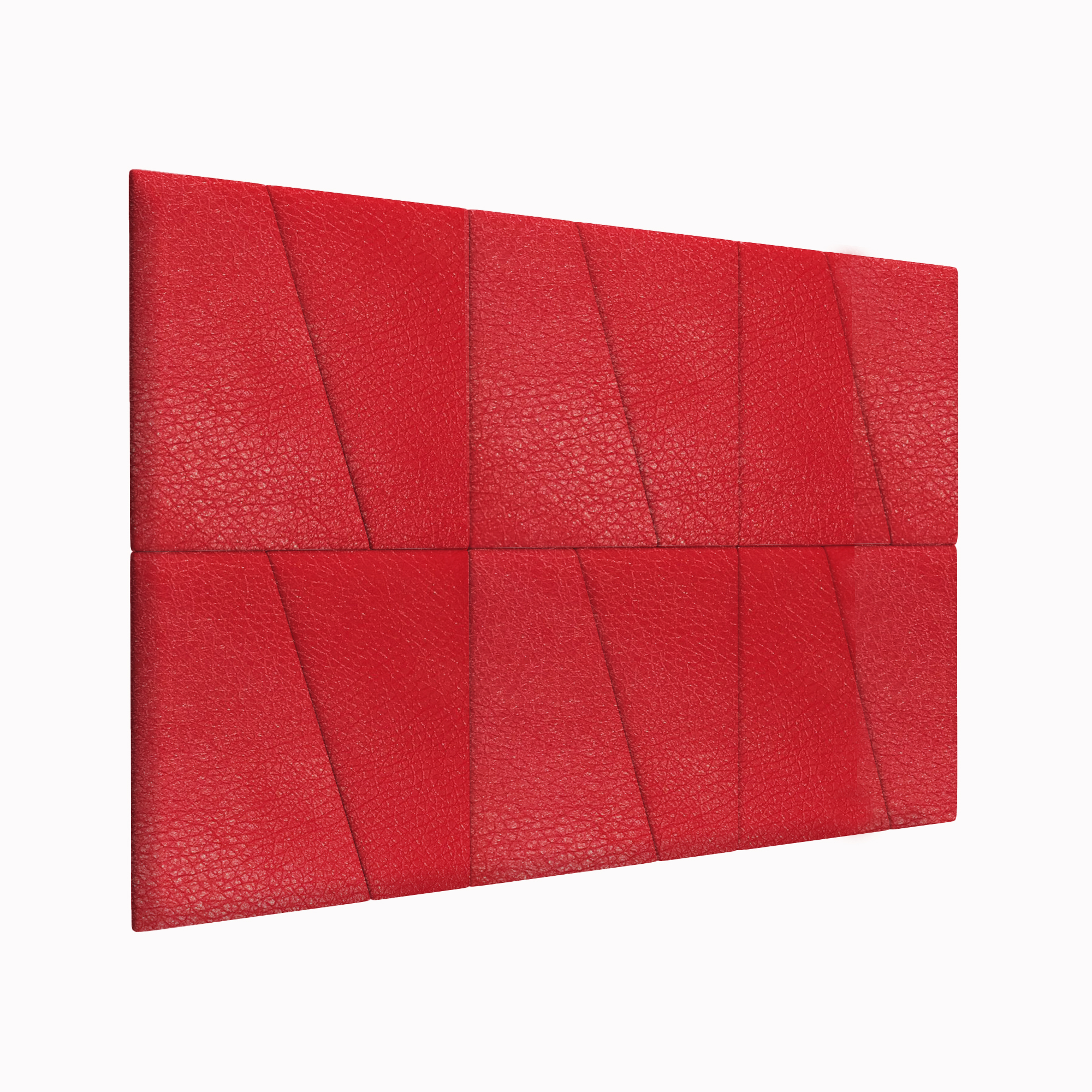 Прикроватная панель Eco Leather Red 50х50DL см 2 шт.