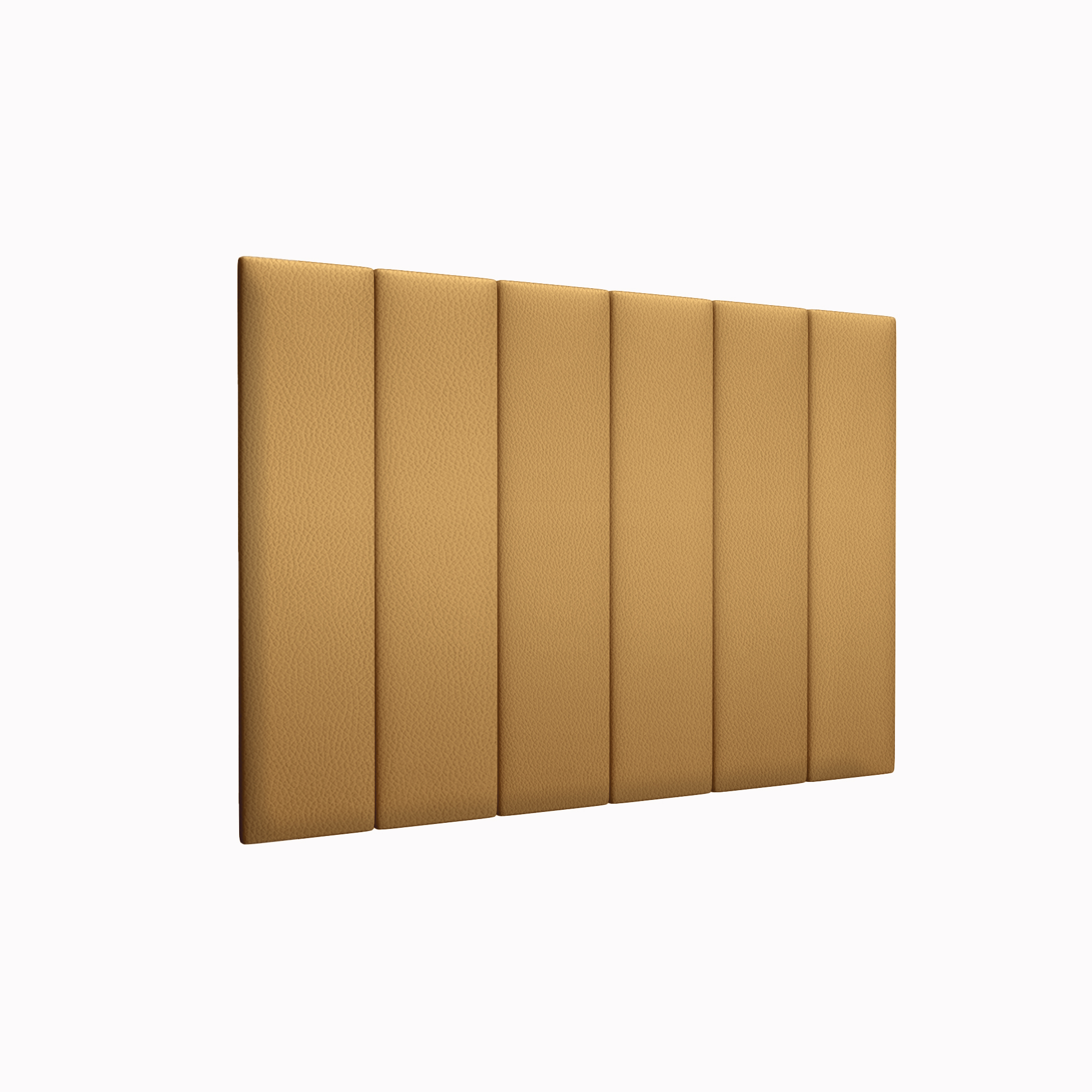 Прикроватная панель Eco Leather Gold 20х80 см 4 шт.