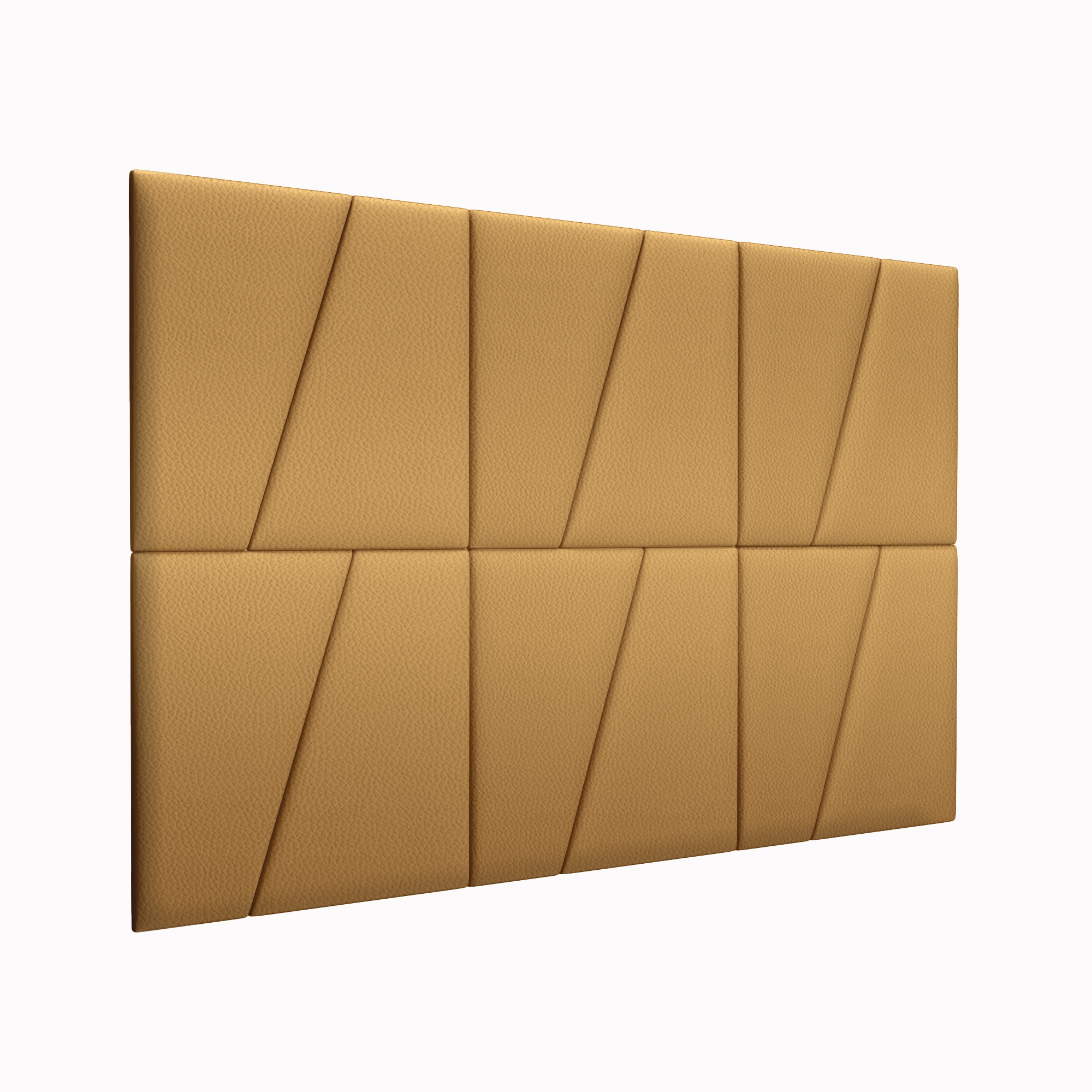 Прикроватная панель Eco Leather Gold 50х50DP см 2 шт.