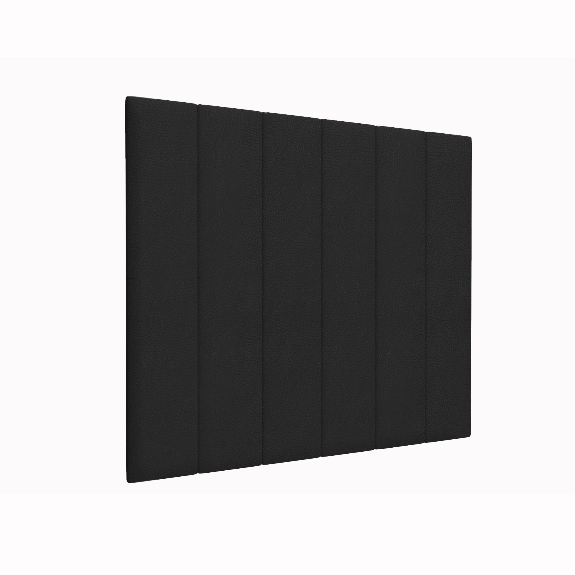 Прикроватная панель Eco Leather Black 20х100 см 4 шт.