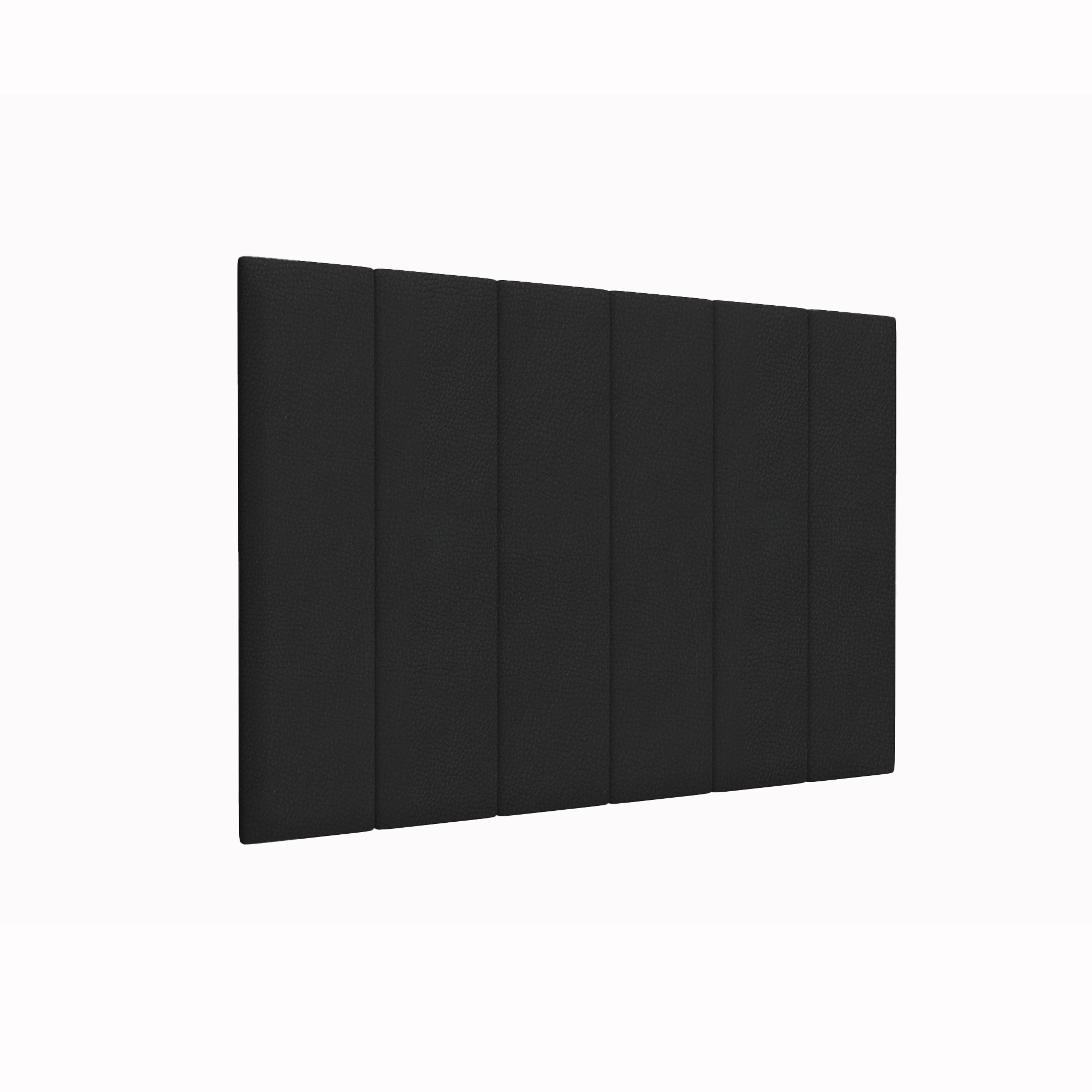 Прикроватная панель Eco Leather Black 20х80 см 4 шт.