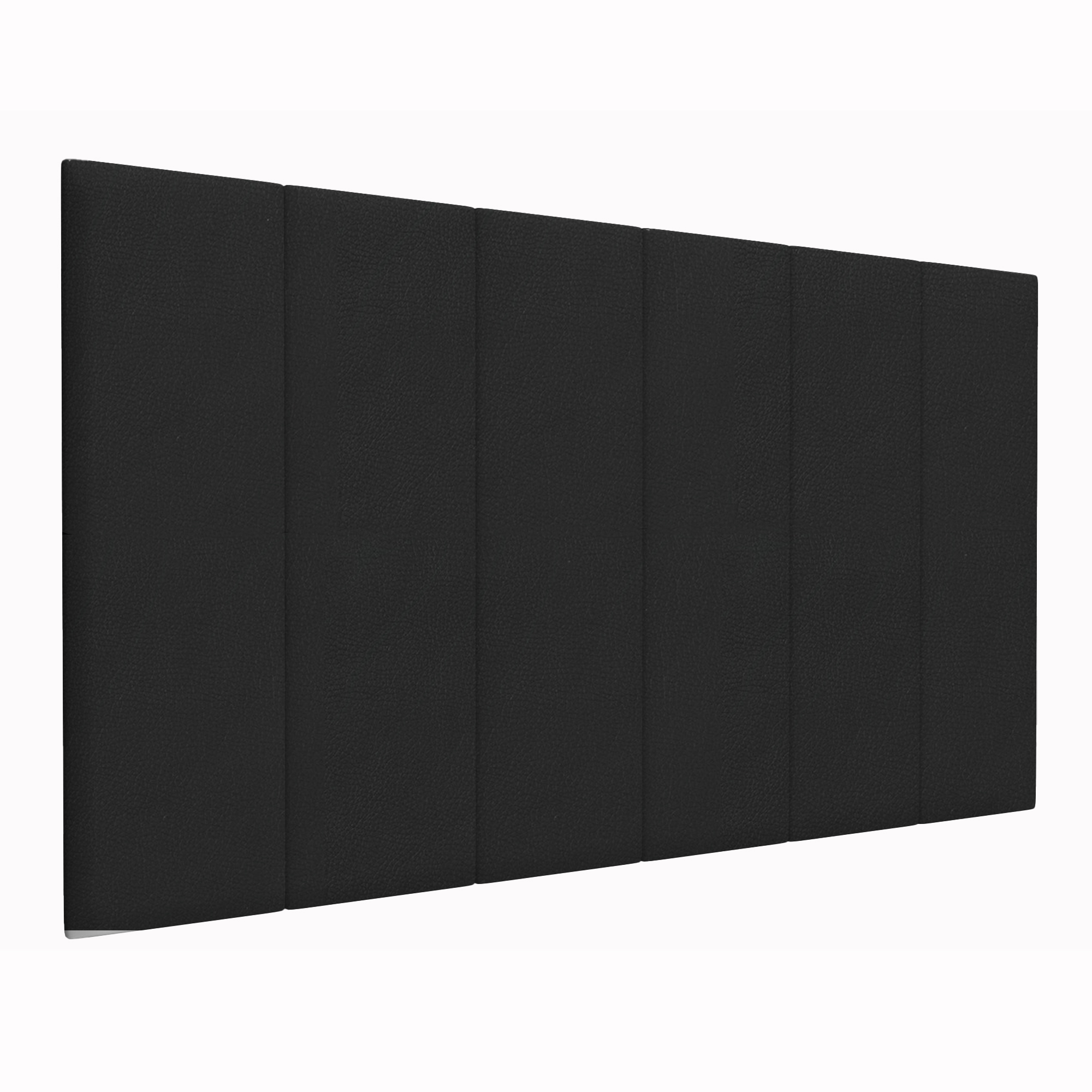 Прикроватная панель Eco Leather Black 30х100 см 4 шт.