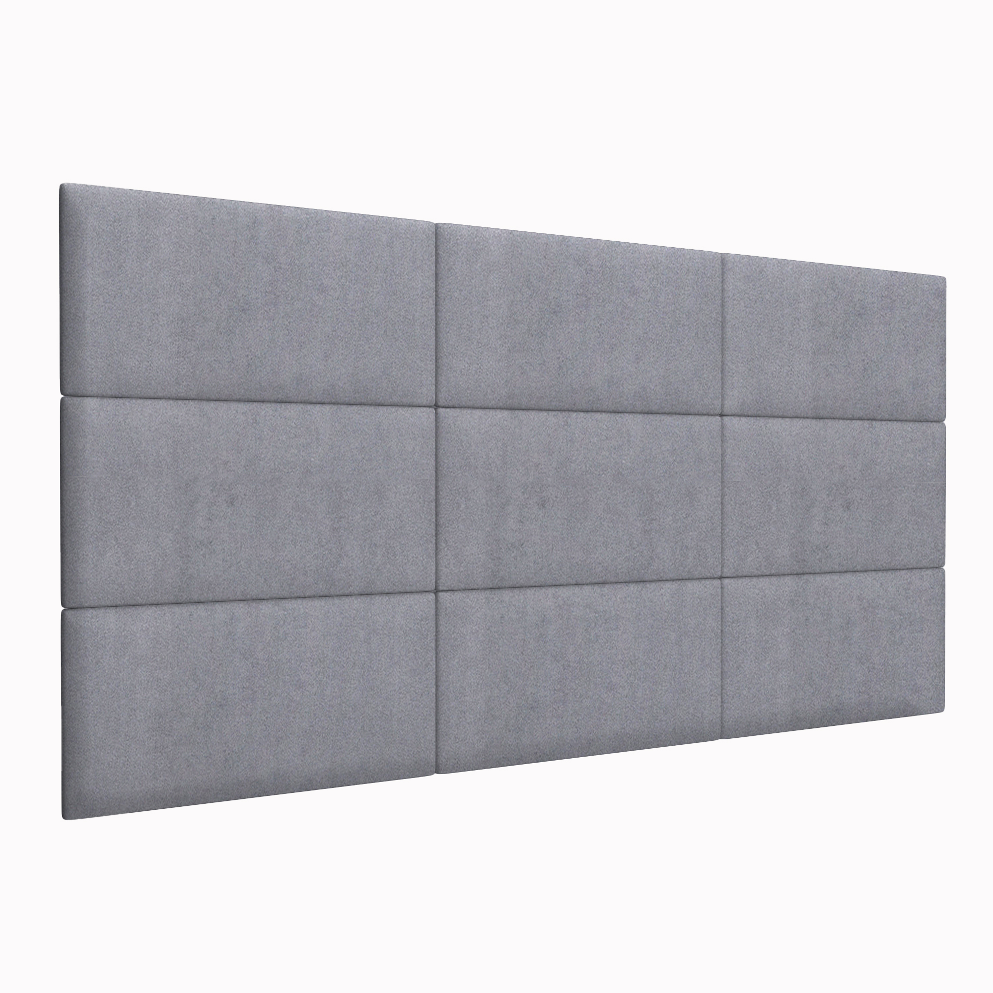 Прикроватная панель Alcantara Gray 30х60 см 1 шт.