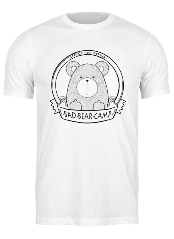 Футболка мужская Printio Bad bear camp белая XL
