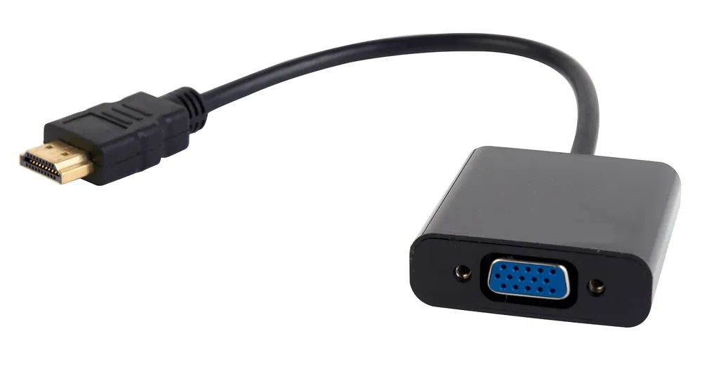 Кабель DEX HDMI - VGA + Jack 3.5 вилка-вилка 0.3м K17050292