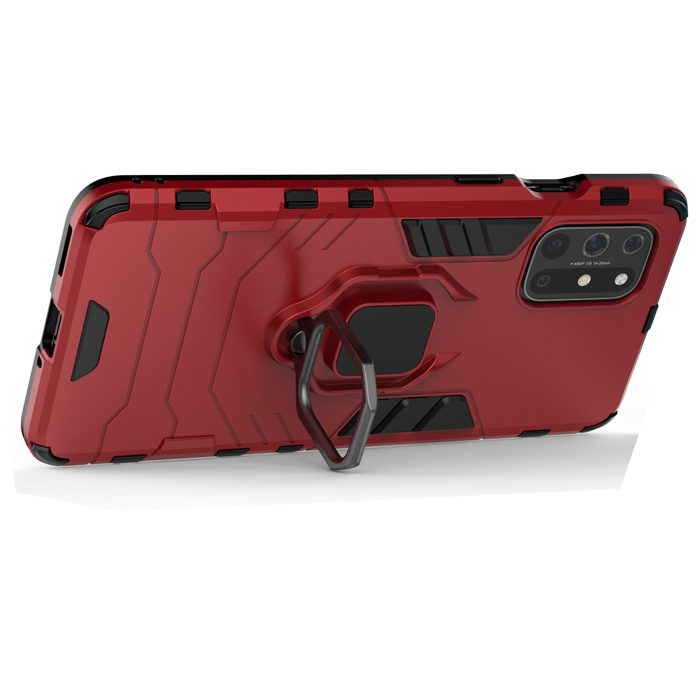 Противоударный чехол с кольцом Panther Case для OnePlus 8T (красный)