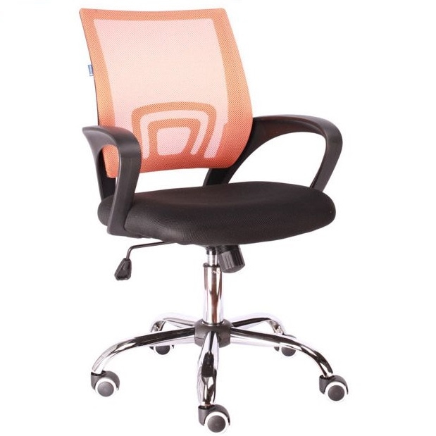 Офисное кресло EverProf EP-696 Сетка спинка оранжевая/сиденье черное