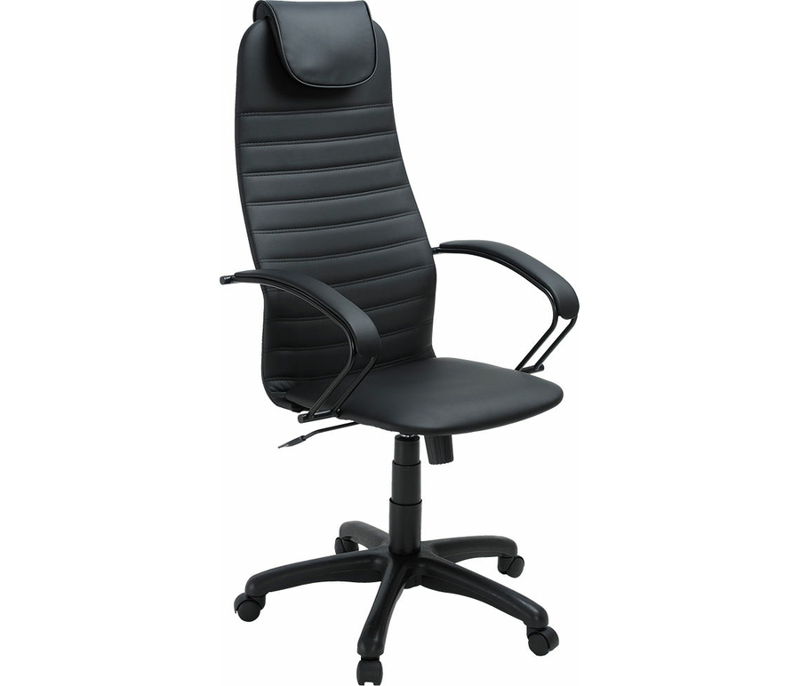 Кресло для руководителя Экспресс офис Бун Кожзам ECO №16H (черный)