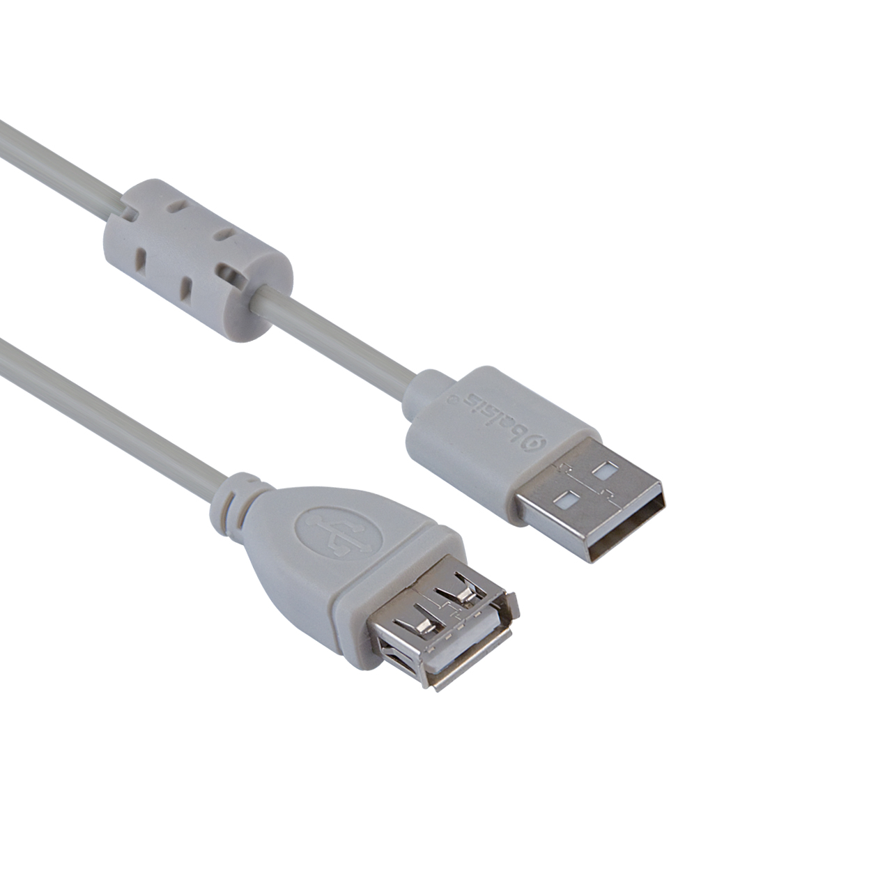 Мультимедийный кабель USB2.0 А вилка-USB А розетка с ф/фильтром, длина 5 м.,BW1405