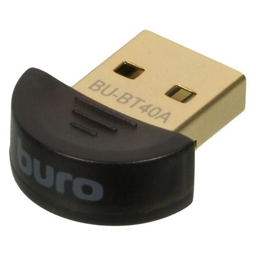 Bluetooth адаптер BURO BT-40A черный (3848342)