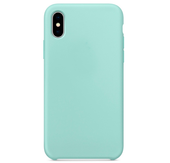 Силиконовый чехол Silicone Case для iPhone XR, бирюзовый