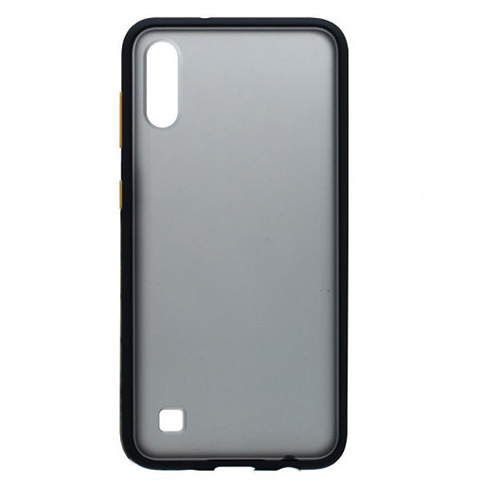 Чехол силиконовый для Samsung Galaxy A01 противоударный Gingle series черный