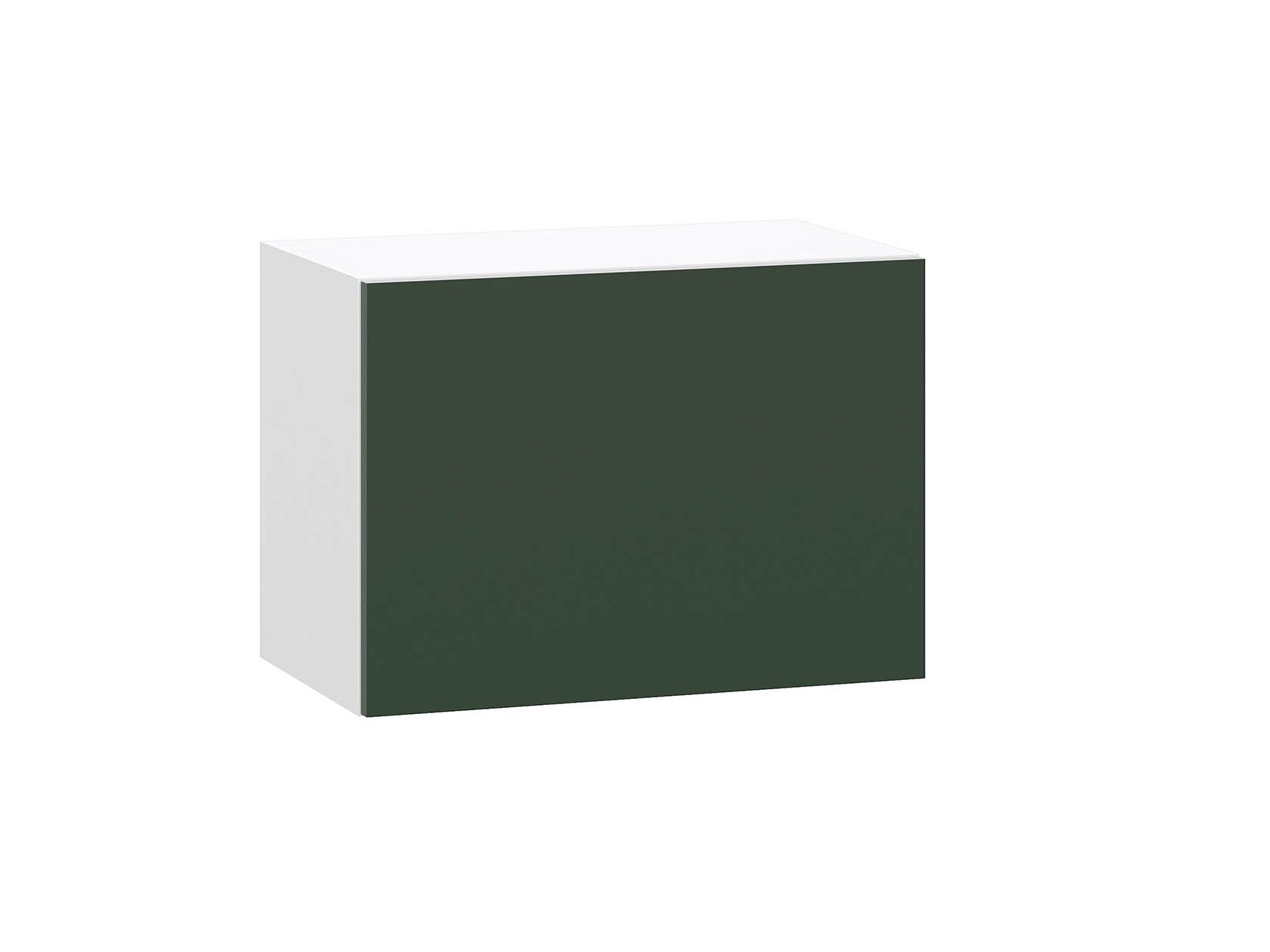 Навесной шкаф СВ-Мебель Модерн Белый / Олива софт 500 мм