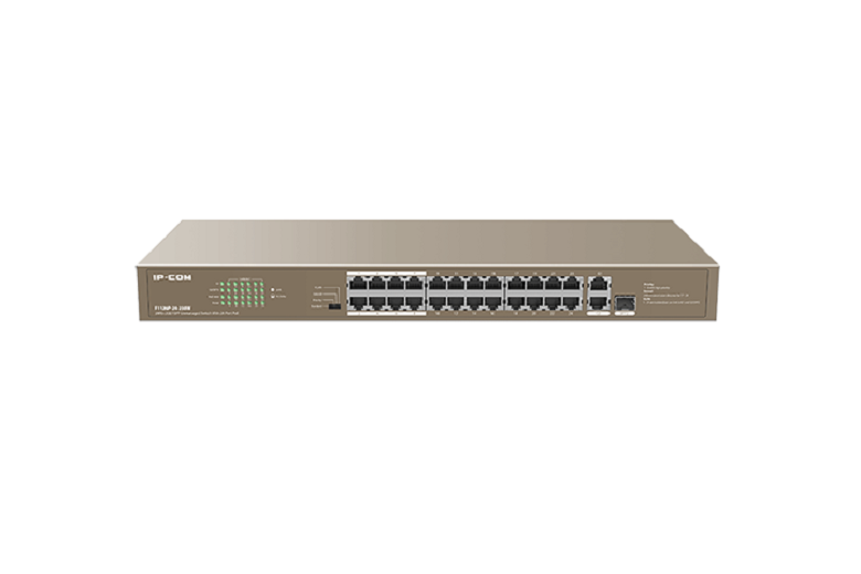 Коммутатор IP-COM F1126P-24-250W серебристый