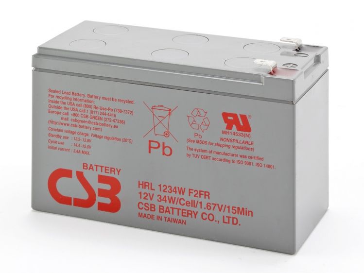 Аккумулятор для ИБП CSB HRL1234W F2FR