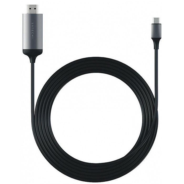 Кабель Satechi USB Type-C-HDMI, M-M 1,8м Grey (ST-CHDMIM)