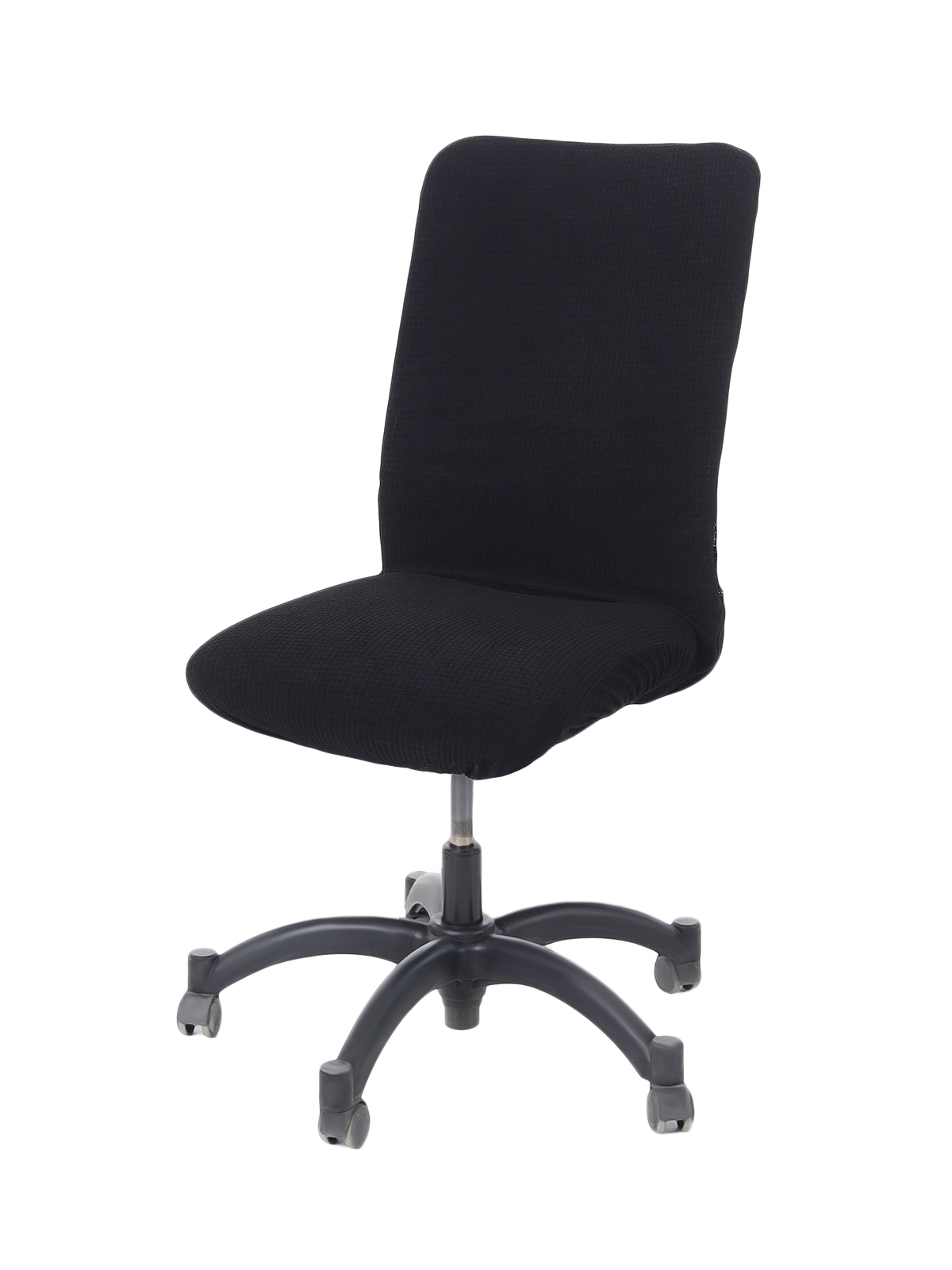 Чехол для офисного кресла на молнии и резинке Froi черный, размер M