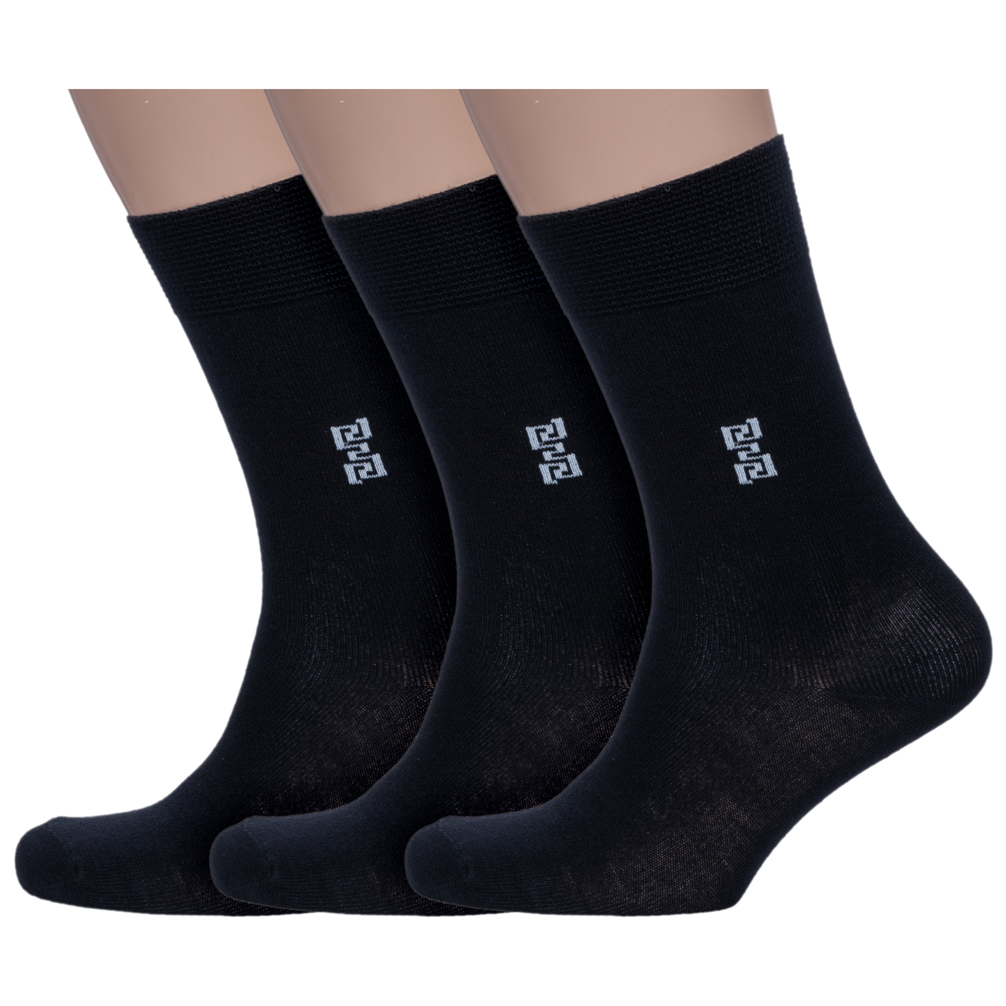 Комплект носков мужских НАШЕ 3-524С3 черных 25