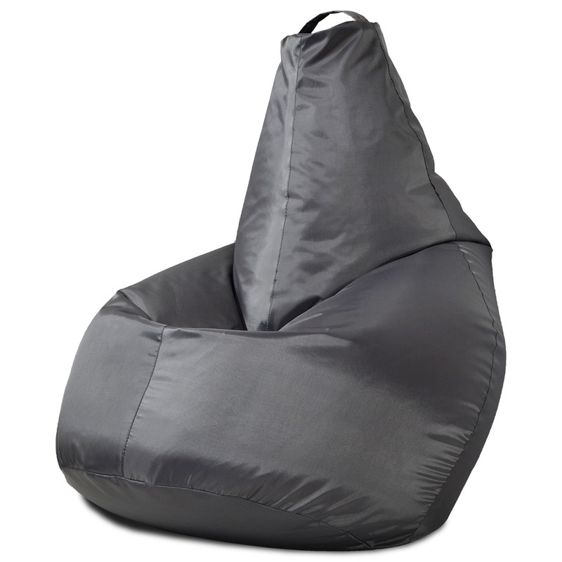 Кресло-мешок Puffmebel груша XXL серый