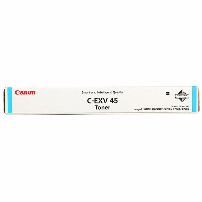 Картридж для лазерного принтера Canon C-EXV45C голубой, оригинал
