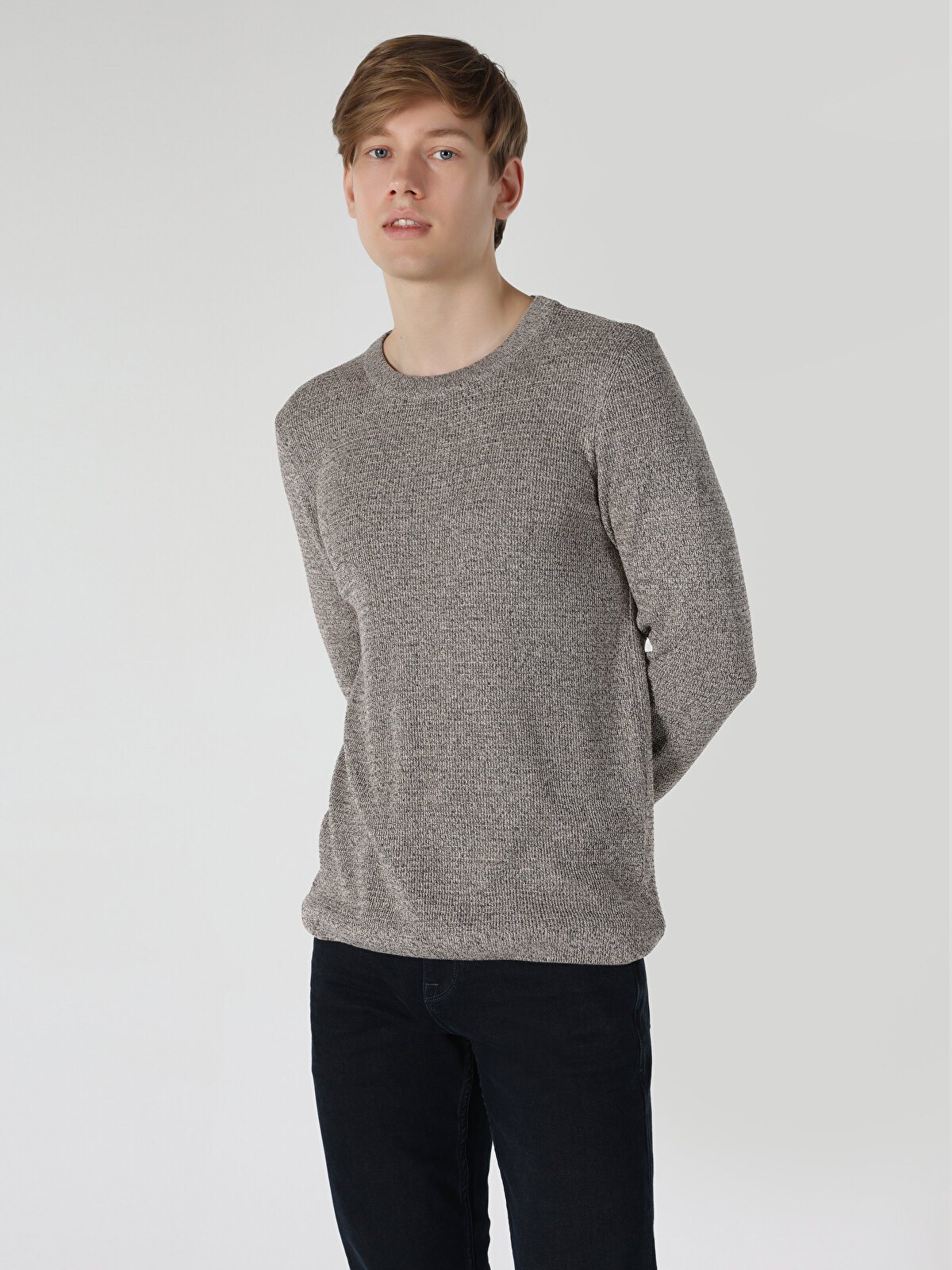 Джемпер мужской Colin's CL1061674_Q1.V1_BRW коричневый 2XL