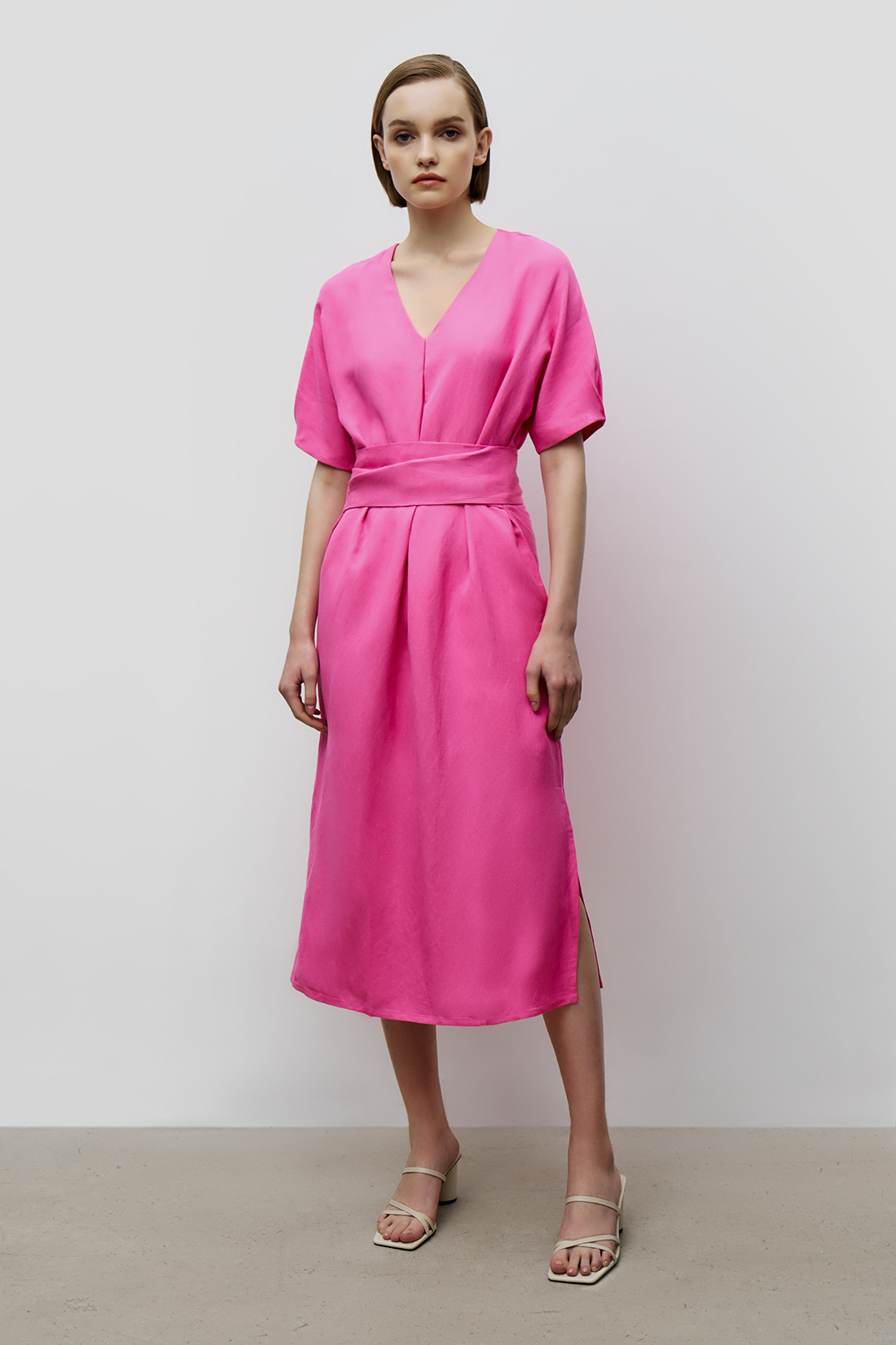 Платье женское Baon B4522050 розовое S