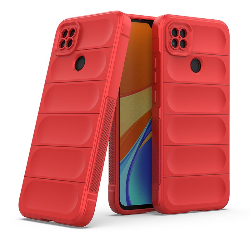 Противоударный чехол Flexible Case для Xiaomi Redmi 9C (красный)