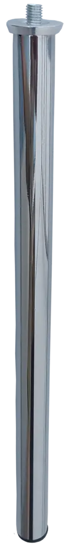 Ножка для табурета 400х25, сталь, цвет хром