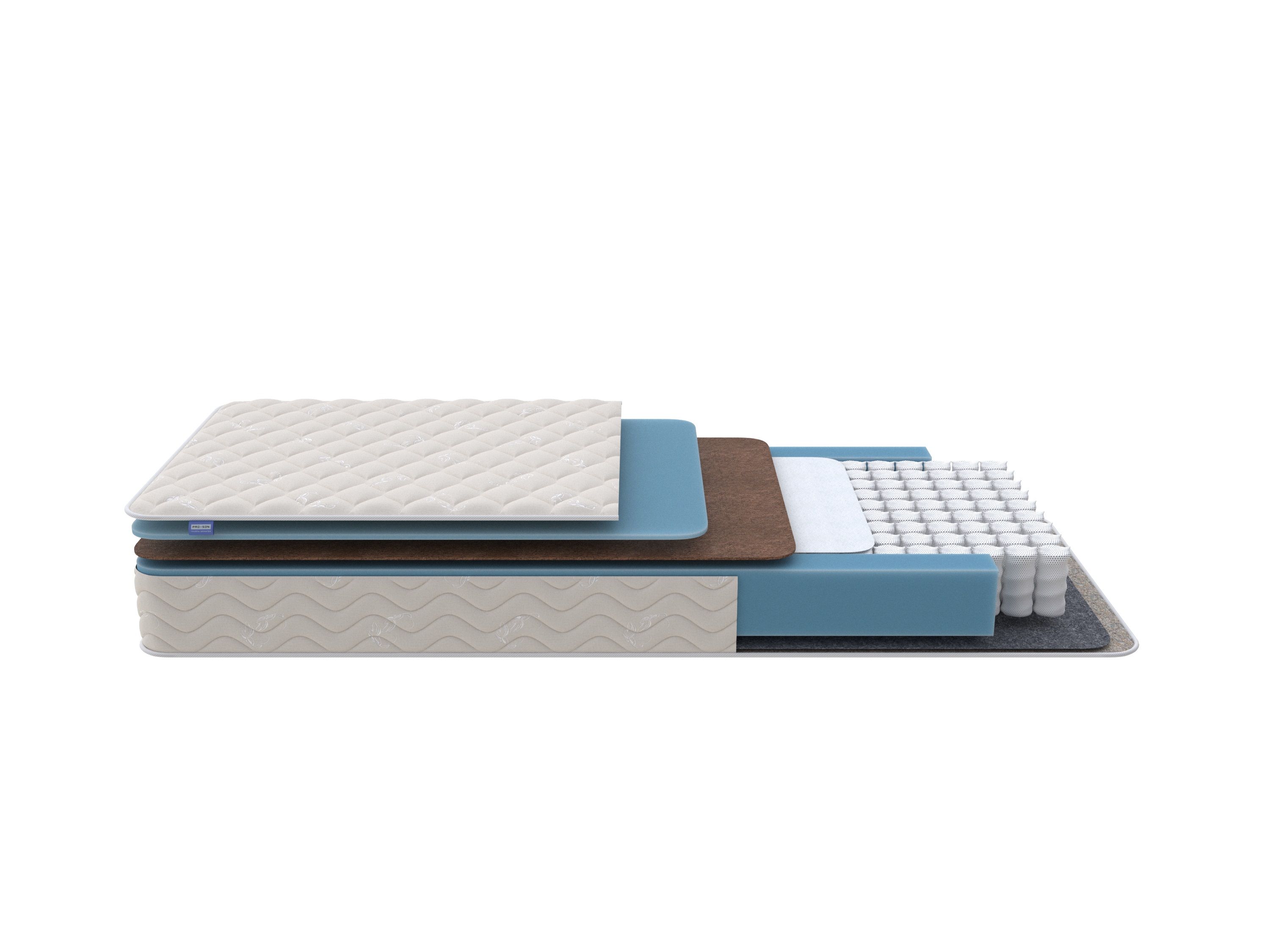 Матрас ортопедический пружинный FIRST Cocos Flat M размер 120x200