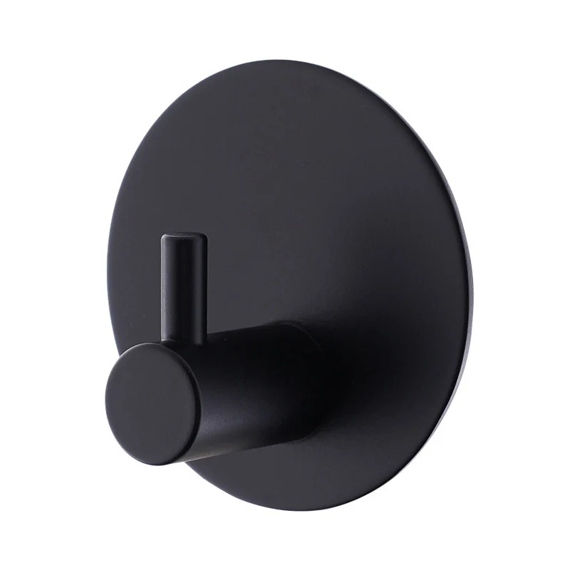 Крючки-держатели ForAll Черные 3 шт, для ванной комнаты, на стену