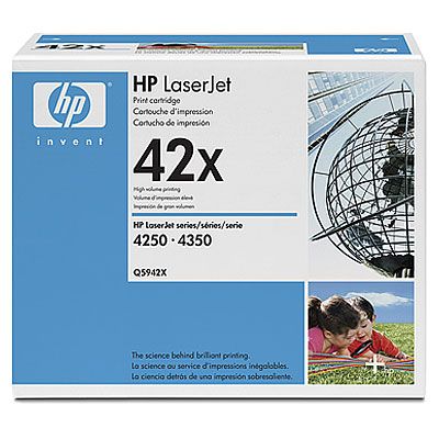 Картридж для лазерного принтера HP 42X (Q5942XD) черный, оригинал