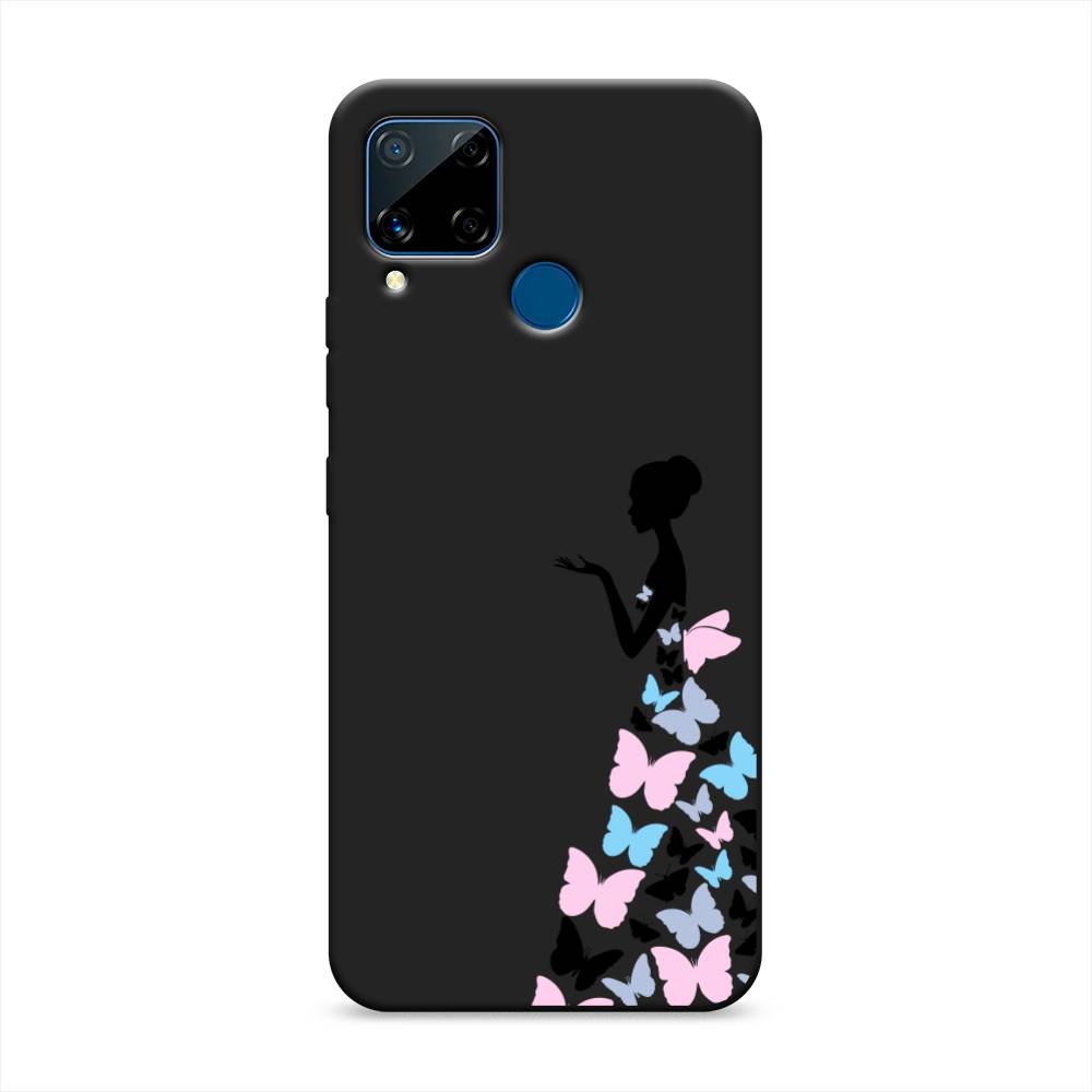 Чехол Awog на Realme C15 "Платье из бабочек"
