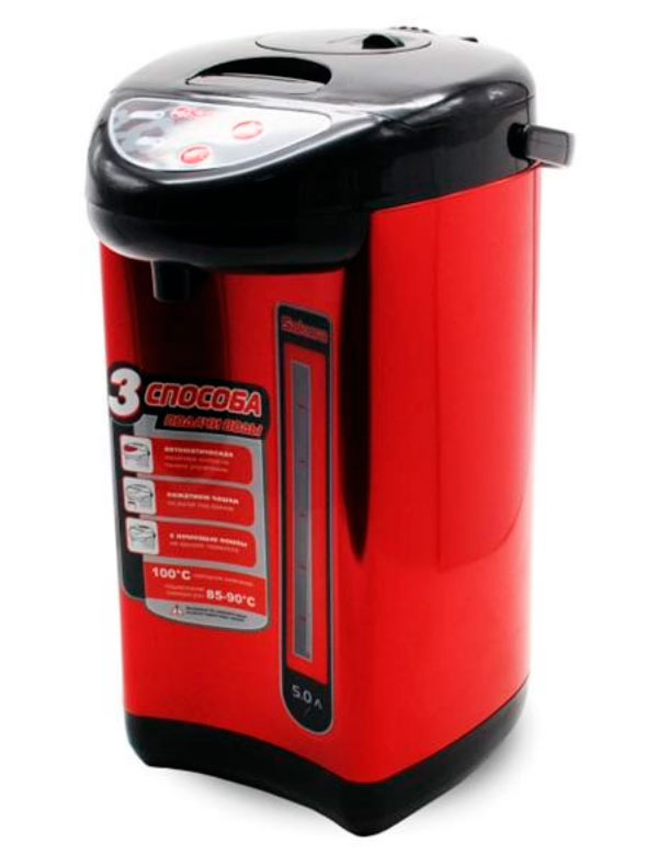 Термопот SAKURA SA-335BR 4.2 л красный, черный