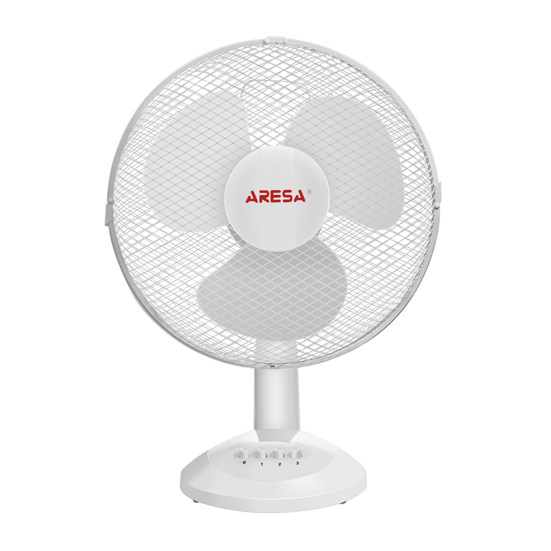 Вентилятор настольный Aresa AR-1305 белый