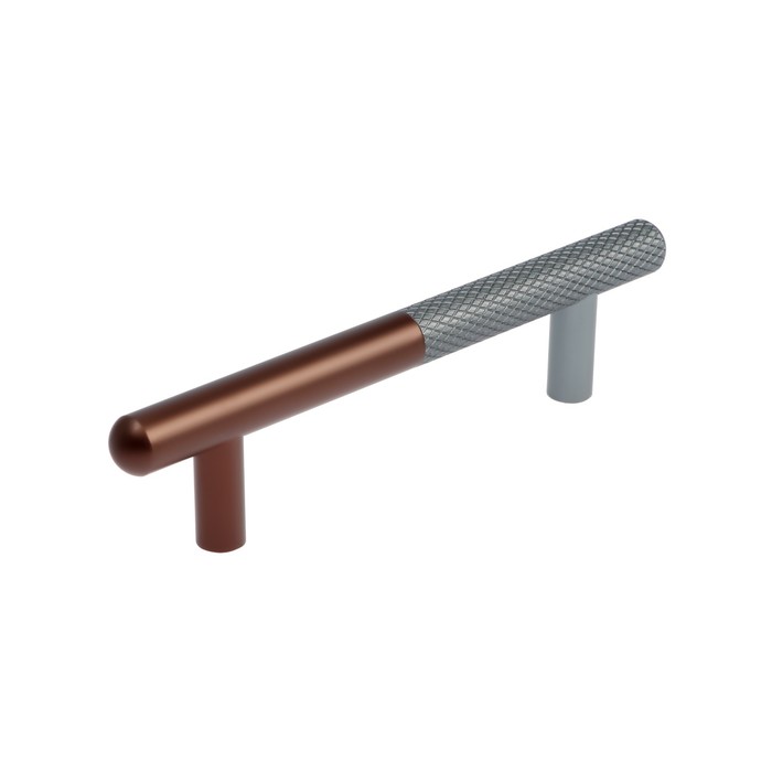 Ручка-рейлинг CAPPIO, м/о 96 мм, цвет серый/коричневый