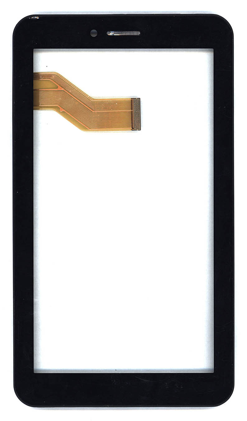 Сенсорное стекло (тачскрин) для Irbis TX34 TX46 TX47 черное с рамкой
