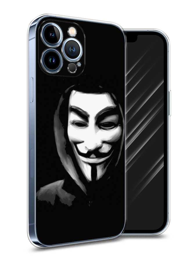 Чехол Awog на Apple iPhone 13 Pro Max / Айфон 13 Pro Max "Анонимус"