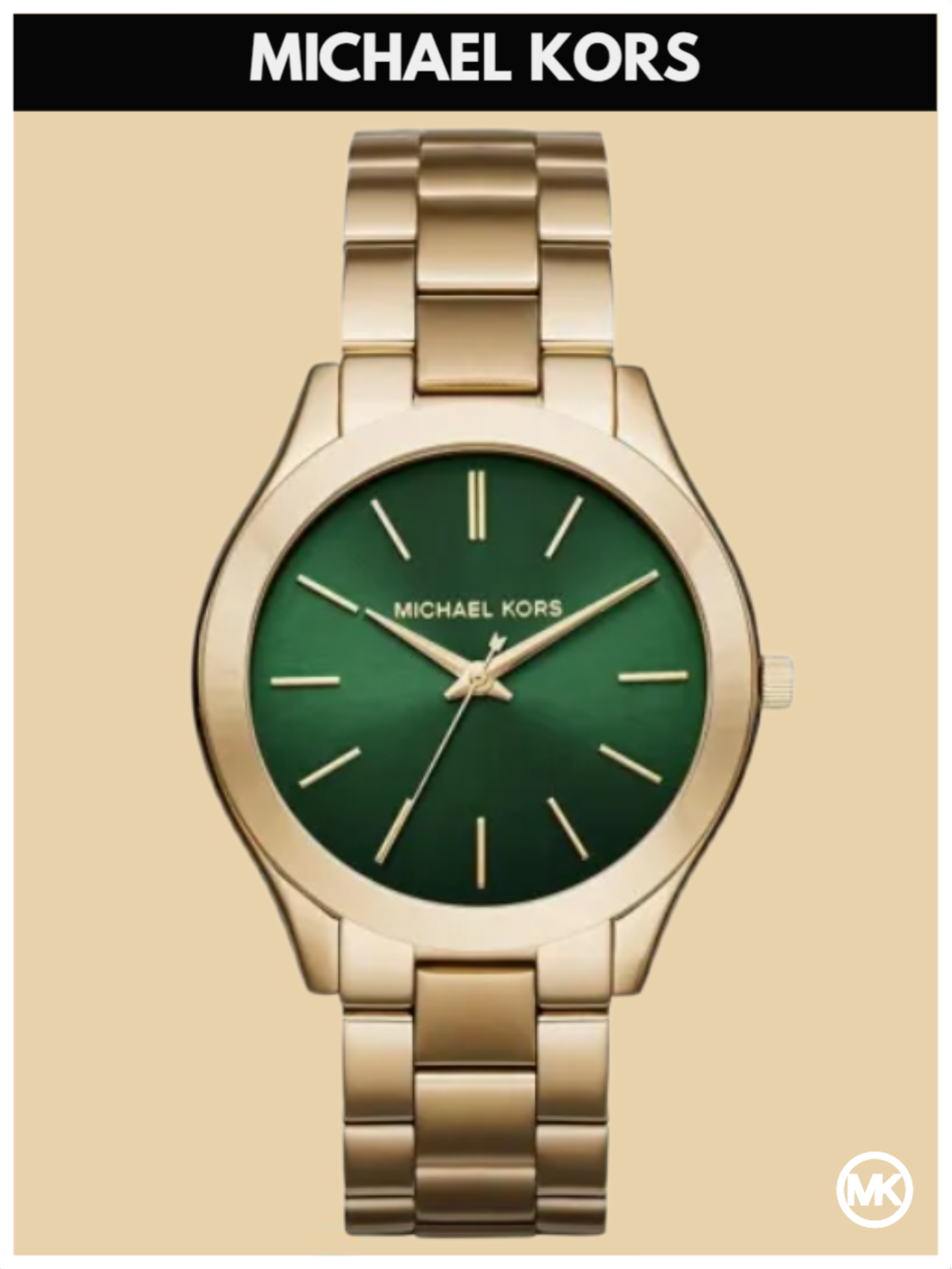 Наручные часы женские Michael Kors M3435K золотистые