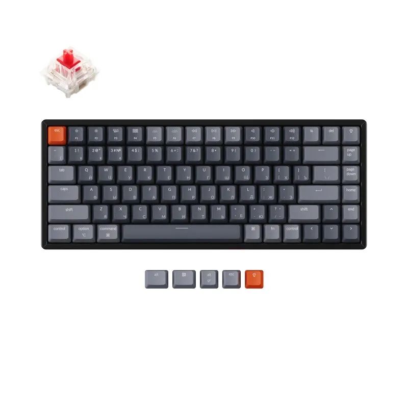 Проводная/беспроводная игровая клавиатура Keychron K2 Black (K2-C1H)