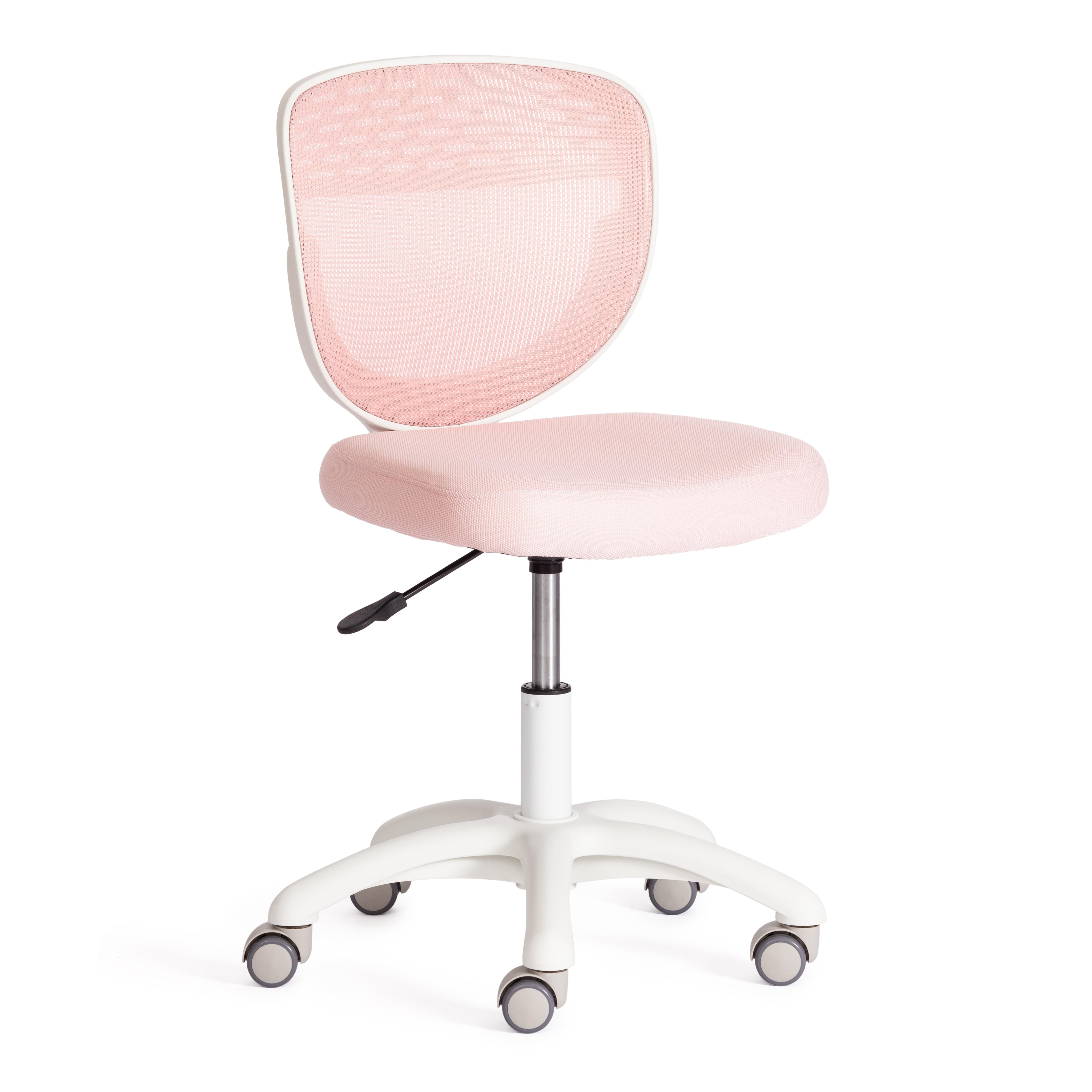 Кресло компьютерное TetChair Junior M на колесиках для школьника, розовый
