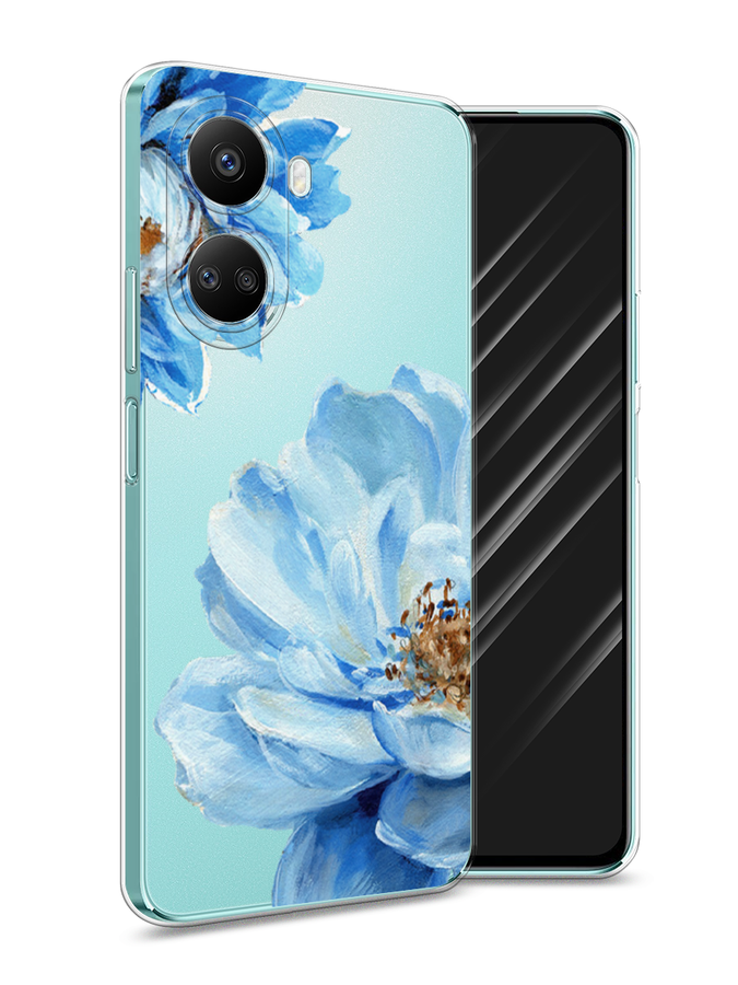 Чехол Awog на Huawei nova 10 SE "Голубые клематисы"