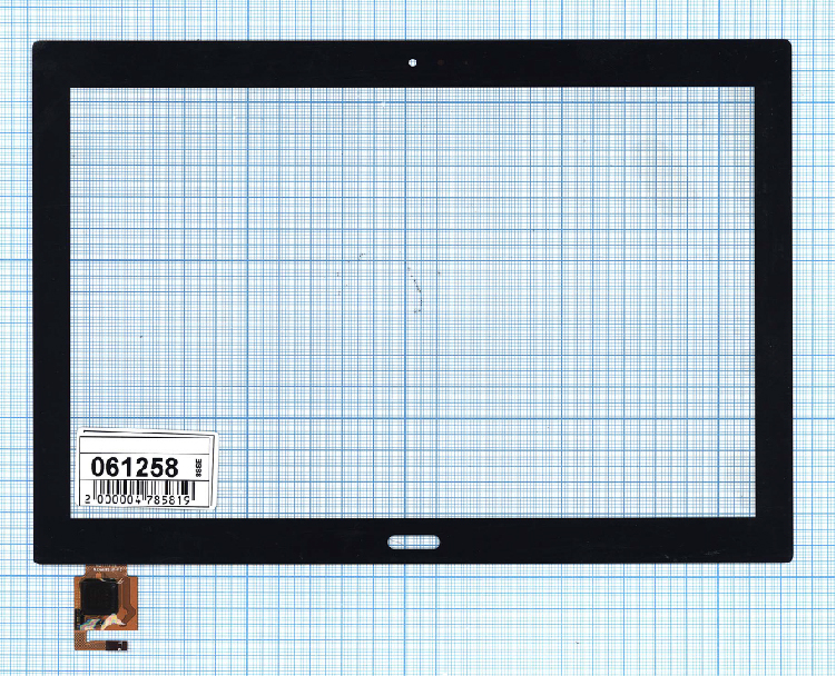 Сенсорное стекло (тачскрин) для Lenovo Tab 4 TB-X704 черное