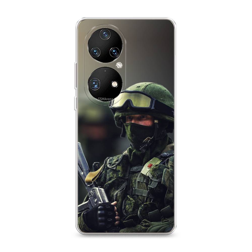 Чехол Awog  на Huawei P50 Pro "Солдат"
